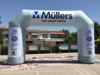 China Customized Inflatable Finish Arch LED Inflatable Arch For Decoration for sale