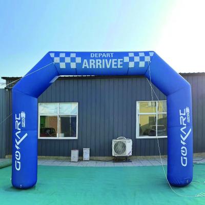Cina Oxford Cloth Giant Entrance Arco gonfiabile Eventi pubblicitari con luci a led in vendita