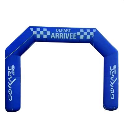 Cina Oxford Cloth Giant Entrance Arco gonfiabile Eventi pubblicitari con luci a led in vendita