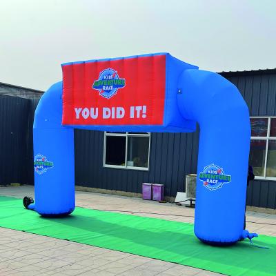 Cina Oxford Cloth Giant Entrance Arco gonfiabile Eventi pubblicitari con luci a led in vendita