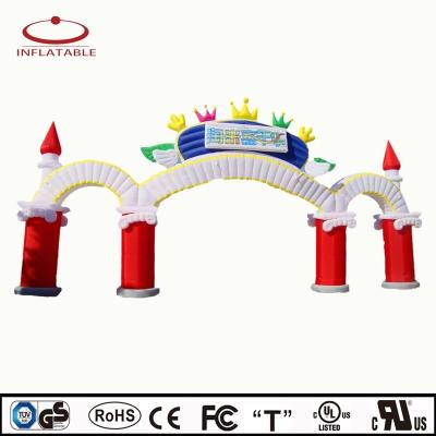 Cina Cartoni animati Arco di finitura gonfiabile Pubblicità personalizzata per eventi sportivi in vendita