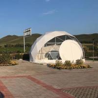 China Luxury Igloo glamping resort geodesic dome tent for sale