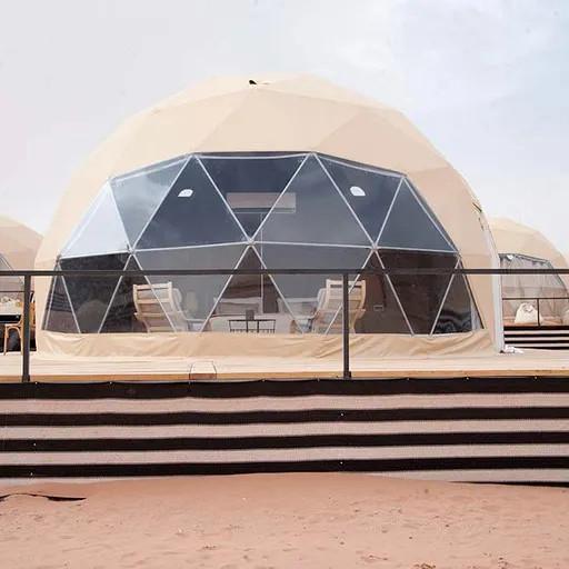 Quality Waterproof Outdoor 5m Geodesic Dome Garden Geodesic Four Season Tent for sale