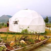 Quality Custom Logo Luxury Geodesic Dome Glamping Tent Outdoor Waterproof for sale