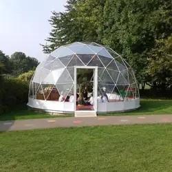 Quality Custom Logo Luxury Geodesic Dome Glamping Tent Outdoor Waterproof for sale