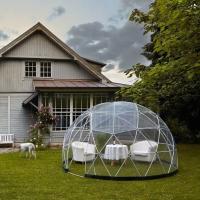 Quality Hotel Decoration Inflatable Geodesic Dome Tent Luxury Waterproof for sale