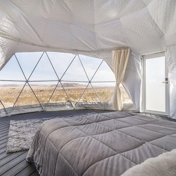 Quality Prefab Inflatable Dome Tent Hotel Decoration Transparent Geodesic for sale