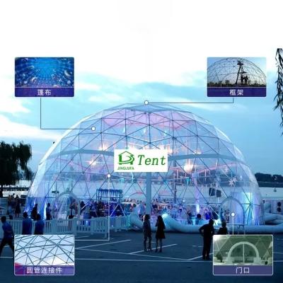 Cina Hotel Tenda a cupola gonfiabile Campeggio impermeabile con bagno in vendita