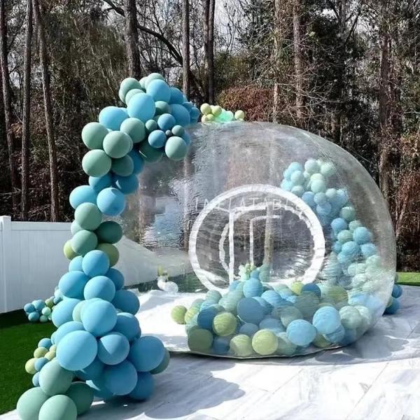 Quality Hotel Outdoor Party Kids Inflatable Bubble House Tent Lodge For Party Event for sale