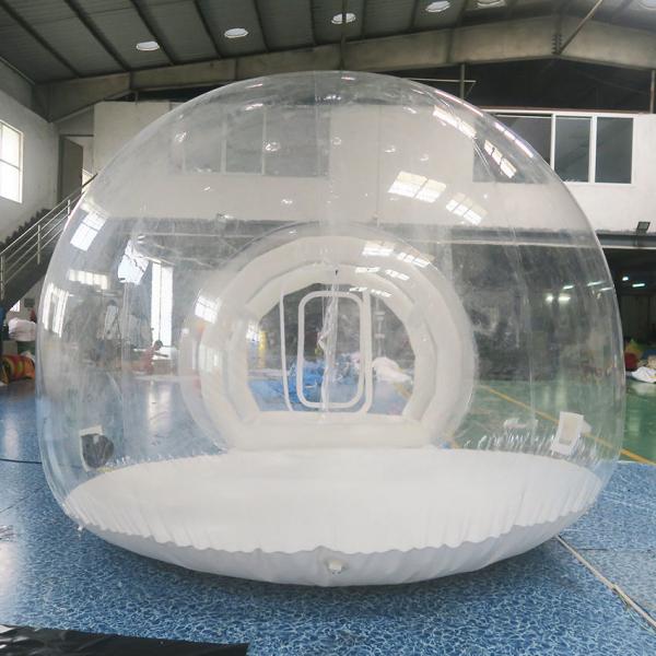 Quality Inflatable Transparent Bubble House Tent 5m Customize Logo Size for sale