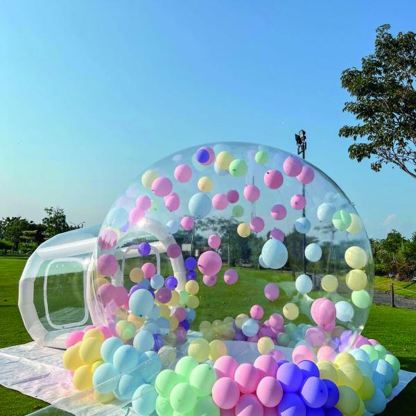 Quality CE Approved Inflatable Bubble House Transparent Kids Party With Blower for sale