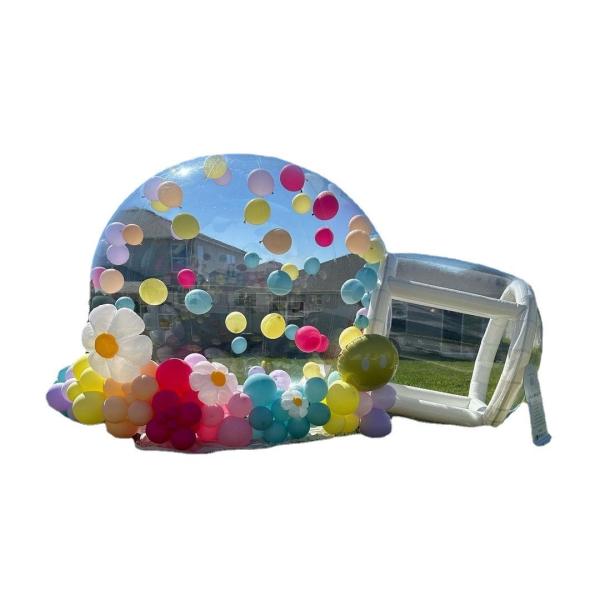 Quality Custom Outdoor Bubble Bounce House Balloons Inflatable Kids Play for sale