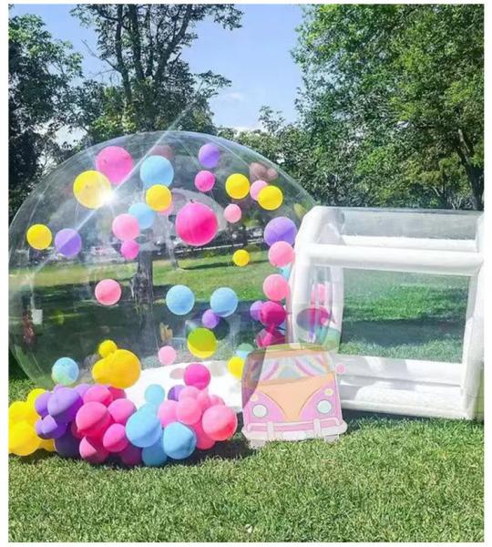 Quality Custom Outdoor Bubble Bounce House Balloons Inflatable Kids Play for sale
