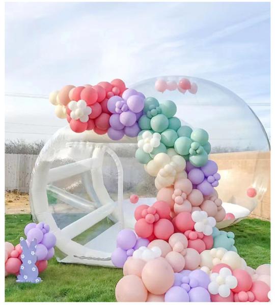 Quality Custom Outdoor Bubble Bounce House Balloons Inflatable Kids Play for sale