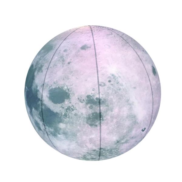 Quality Round Advertising Helium Balloon LED Inflatable Giant Moon Balloon for sale