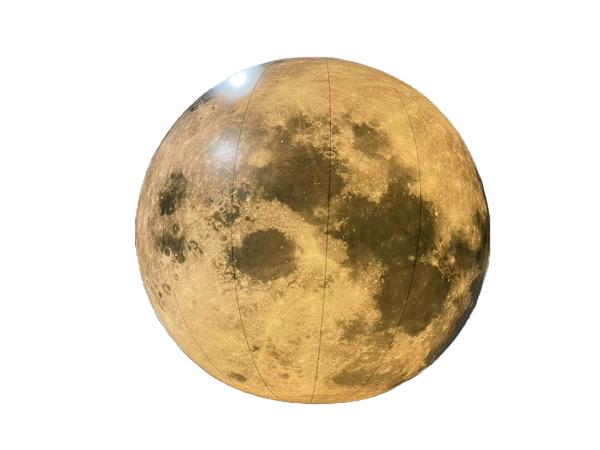 Quality Helium Inflatable LED Light Round Dvertising Air Moon Balloon for sale