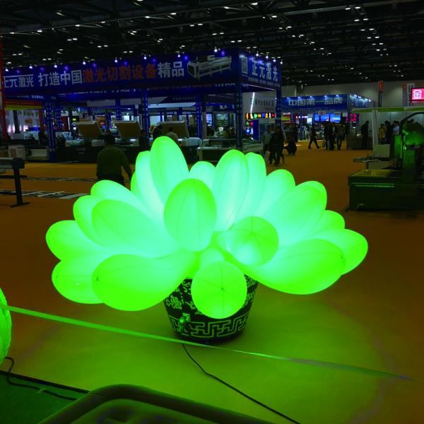Quality Wedding Decoration Inflatable LED Light Colorful Large Inflatable Flowers for sale
