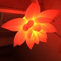 China Customized Inflatable LED Light Advertising Giant Inflatable Flowers for sale