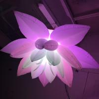 China Customized Inflatable LED Light Advertising Giant Inflatable Flowers for sale