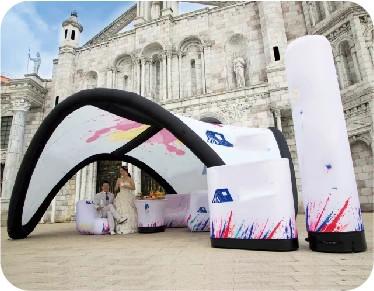 Cina Hot Sale Eventi Mostra Sport Outdoor Air Marquee Pubblicità Promozione Cupola gonfiabile Gazebo Canopy Air Tenda sigillata Per in vendita
