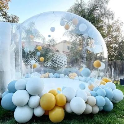 Cina Tenda a bolle gonfiabile trasparente 100% PVC Casa a bolle con soffiatore in vendita