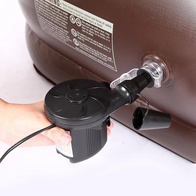 Cina Pompa elevata incorporata Durabile Automatico elettrico gonfiamento soffiare su Letto d'aria Morbido Plumeria Flocking Materasso in vendita