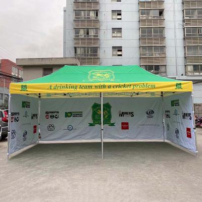 Cina Tenda di alluminio esagonale per esterni da 20 piedi con tenda pop-up, gazebo pieghevole 3X3M, 3X6M in vendita