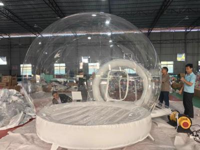 China Grootte 4m Plastic Igloo Tent PVC Materiaal OEM Blow Up Bubble Tent Te koop