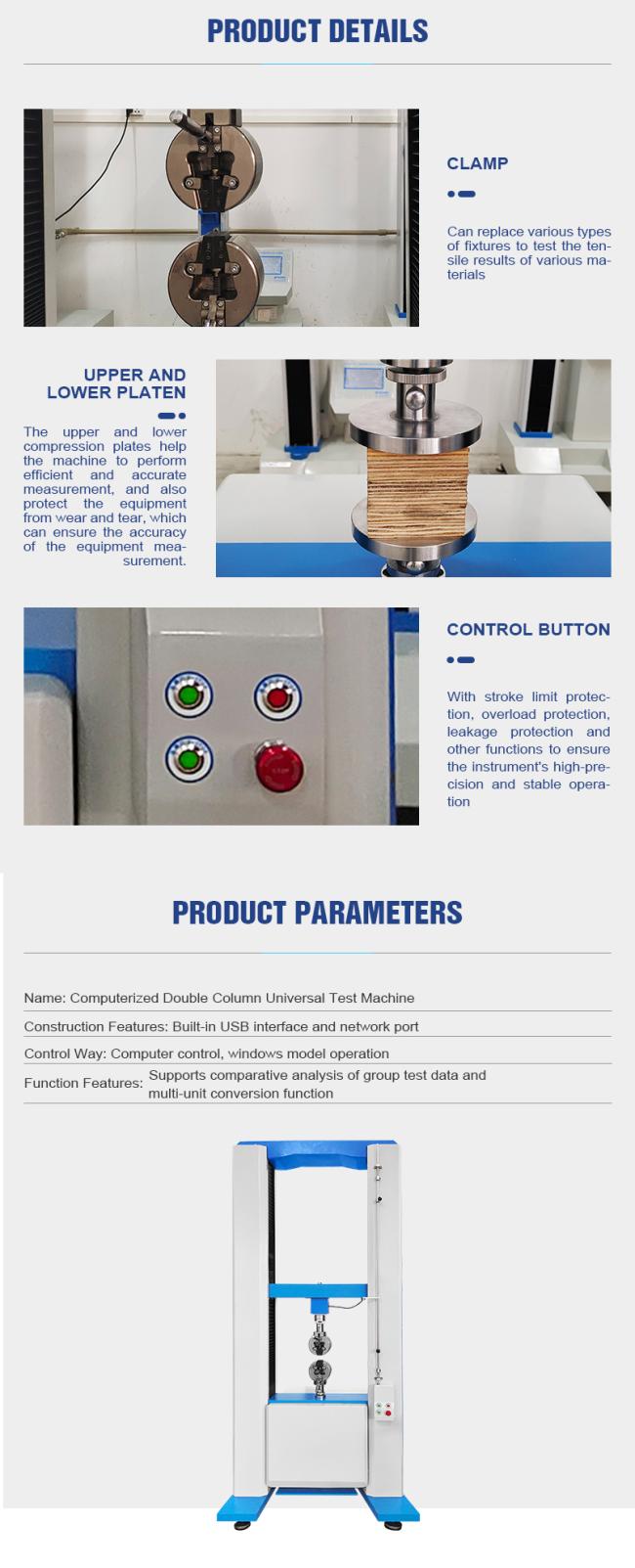 Tensile Test Machine Close-up