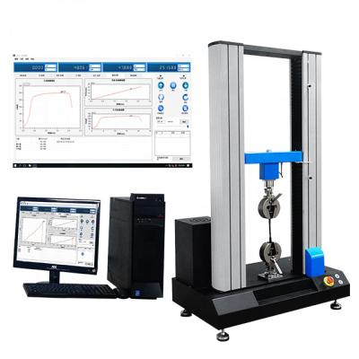 China Strength Tester Meter Compression and Elongation Test Adhesion Rebar Push Pull Tensile Universal Testing Measuring Machine for sale