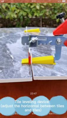China Tile Accessories Floor Tile Leveling Spacer clips Tools Tile Spacer Leveling System for sale