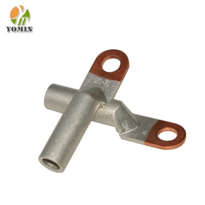 China High voltage tinned metal electrical Cu copper brass electric compression cold pressed cable lug for sale
