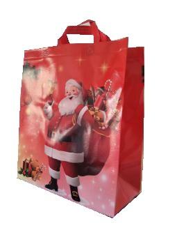 China Hot sale Printing Gift Promotion Non Woven Shopping Christmas Bag for sale