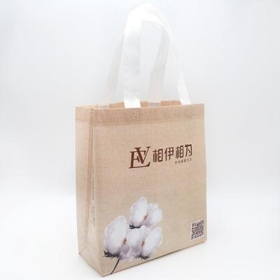 China Promotional Tote Bag Ultrasonic Welded Non Woven Shopping Bag for sale