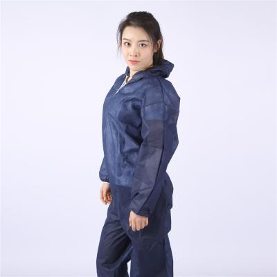China Dust proof waterproof disposable seam pp coverall taped personal protective coveralls high quality and resistant hot sale for sale