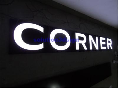 China Full Color Lighting Signage Display 3D LED Business Signs Small Acrylic Letters for sale