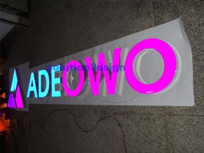 China 2017 popular led frontlit channel letter signs,decorative metal led letters with waterproof led for sale