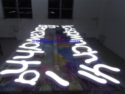 China Custom made business advertising led logo sign for sale