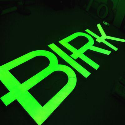 China Waterproof Led Illuminated Outdoor Light Channel Store Front Led Signs for sale