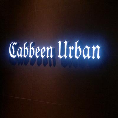 China High quality sign makers outdoor building backlit shop sign for sale