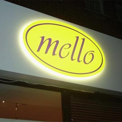 China Advertising durable 3d acrylic build up signs for business branding signage for sale