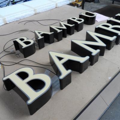 China Outdoor waterproof wall mounted commercial acrylic letter decorative channel letter for building sign for sale