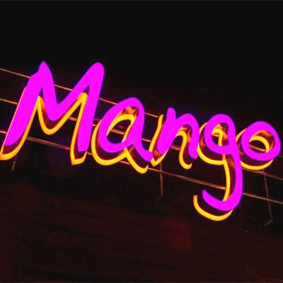 China led advertising logo display luminous signage business frontlit led sign for sale