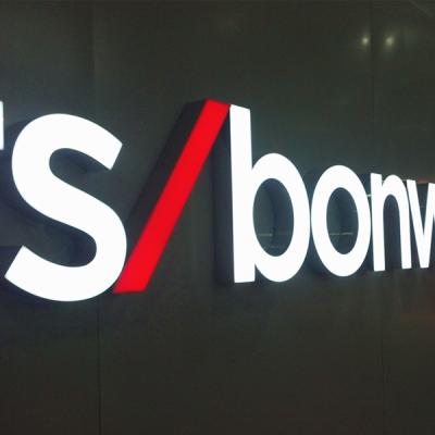 China Custom business outdoor Advertising 3d letter light channel led sign for sale