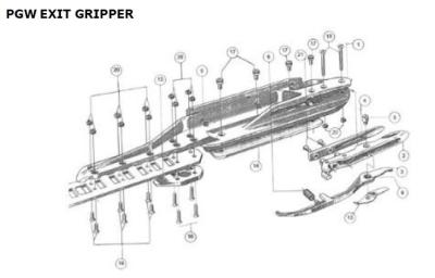 중국 PGW 검 그리퍼 예비 품목 BE71774 BE71851 BE72082 BE72087 판매용