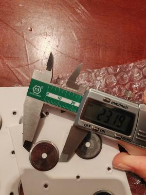 Cina PQQ51785 Lama circolare per taglia rotante Rotocut di G6300 Dimensioni 23 x 4 x 0,6 mm in vendita