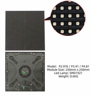 China Waterproof IP65 RGB Led Panel Stage Backdrop P2.976 P3.91 P4.81 for sale