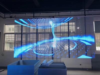Cina Schermo LED trasparente ad alta risoluzione con ampia gamma di colori in vendita