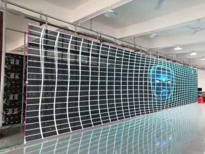 China Wall / Ceiling / Floor Mounted Transparent LED Screen For Indoor / Outdoor for sale