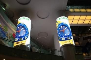 China Longda Soft Led Screen P2 Curved Led Panel  256*128mm for sale